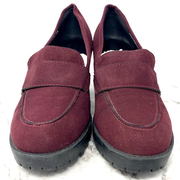 Baldi London | Shoes | Baldi London Erita Burgundy Platform Chucky Lug ...